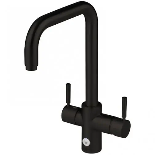 4N1 U Shaped Black Velvet Tap | Aquatherm